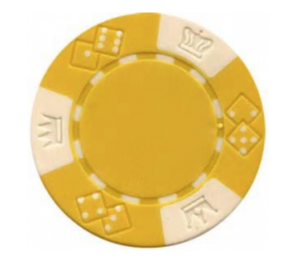 Poker Chip Rental – Yellow - Bounce house Rentals | Party Rentals ...